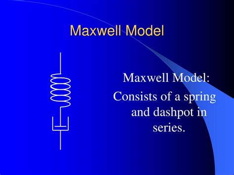 Ppt Mathematical Modeling Stress Relaxation Of Viscoelastic
