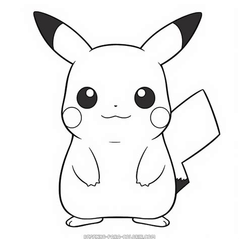 Desenho De Pokémon Pikachu Desenho Para Colorir