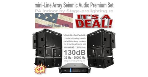 Seismic Audio Line Array Premium Set