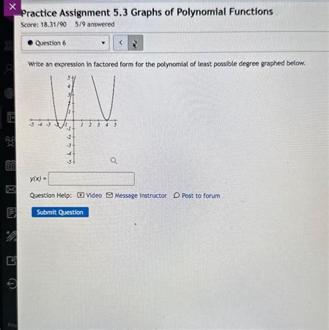 solved practice assignment 5 3 graphs of polynomial