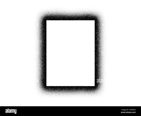 Dotwork Frame Pattern Background Black Noise Stipple Dots Dotted Vector Stock Vector Image