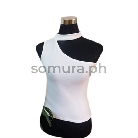 One Sided Sexy Top Sm630 Shopee Philippines
