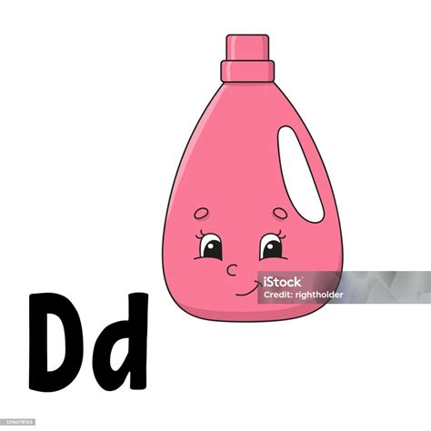 재미있는 알파벳 Abc 플래시 카드 흰색 배경에 고립 만화 귀여운 캐릭터 어린이 교육을위한 워크 시트 개발 편지를 배우는 벡터 그림입니다 알파벳에 대한 스톡 벡터 아트 및