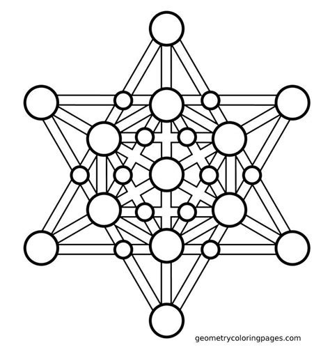 Sacred Geometry Coloring Page Coloring Home