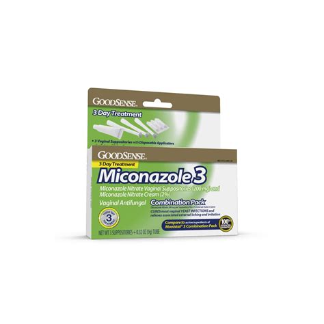 Goodsense Miconazole Nitrate Vaginal Suppositories 200 Mg And