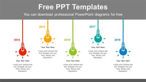 Download Flashing Light Bulbs Brain Powerpoint Infographic Template