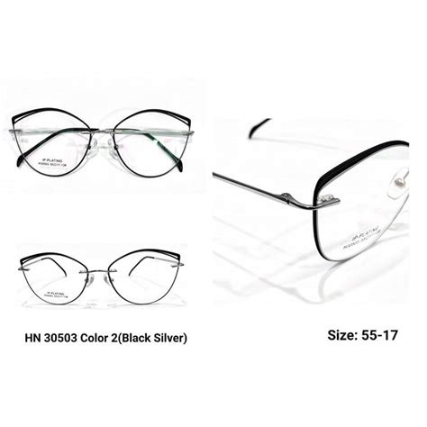 Cat Eye Metal Frame 2 Colors Available Shopee Malaysia