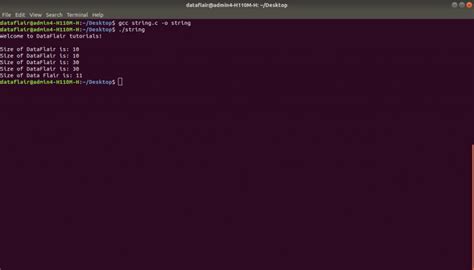 Strings In C C With Examples And Quizzes Dataflair