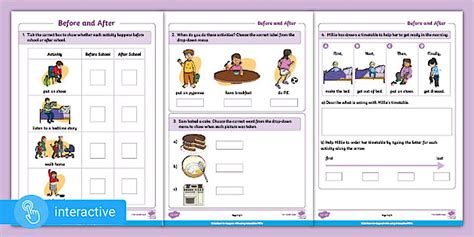 👉 Interactive Pdf Y1 Wrm Summer 6 Time Before And After