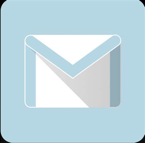Pastel Blue Gmail Icon