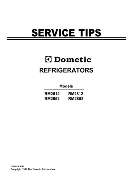 Dometic Rm2652 Circuit Board Wiring Diagram Pdf Free