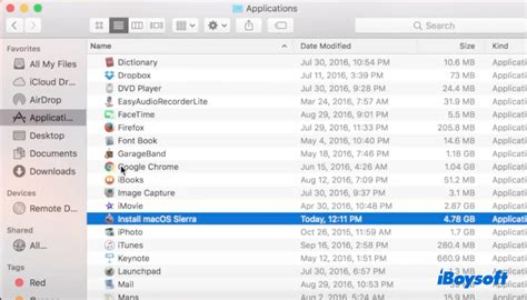 Create Bootable MacOS Sierra USB On Mac Windows