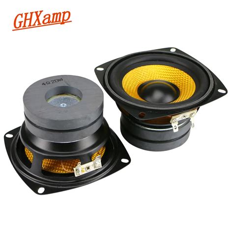 Aliexpress Com Buy GHXAMP 4 Inch Subwoofer Speaker 4ohm 20W Woofer Deep Bass Long Stroke Dual
