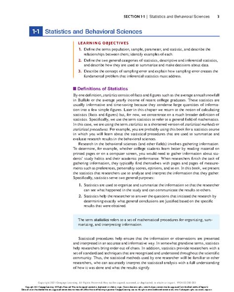 Introduction To Statistics Descriptive And Inferential Methods In Research Section 1 1