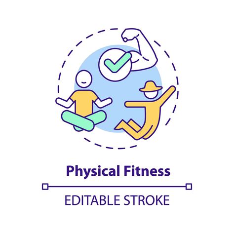 Physical Fitness Multi Color Concept Icon Manual Labor Body Strength