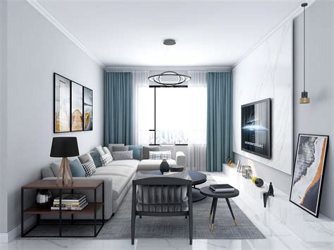 现代简约客厅意向图 简约风客厅意向图 大山谷图库