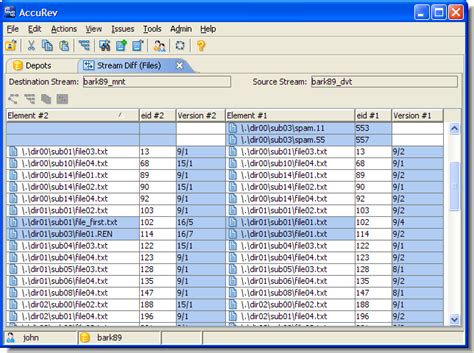 The Stream Diff Files Tabshow Diff By Files Command