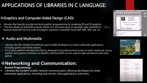 about the c libraries which are essential ppt