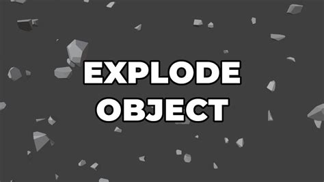 how to explode object in blender blender 4 3 tutorial youtube