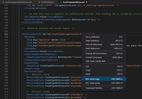 azure ad b2c vscode extension azure ad b2c vs code extension typescript