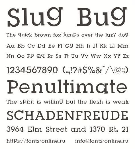 Slug Bug Font