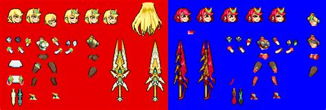 Mythra Pyra Sprite Parts For Rigging And Stuff By Rockemblem On Deviantart
