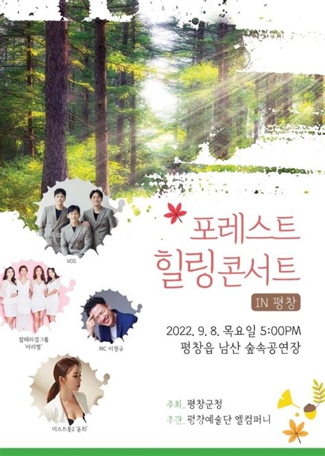 평창군 ‘포레스트 힐링 콘서트로 귀향객 심신 위로 한국생활체육뉴스