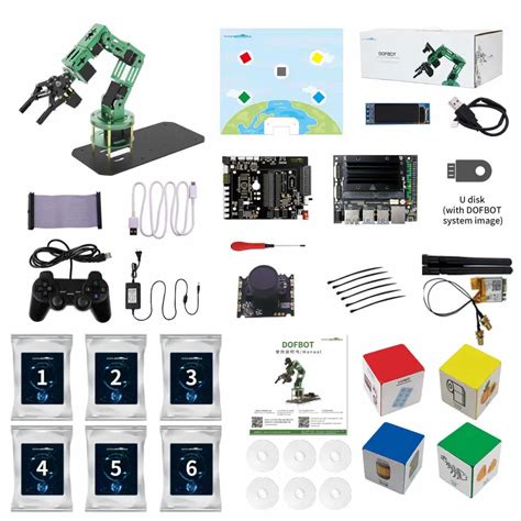 yahboom 6 dof ai vision robotic arm w ros and python programming for