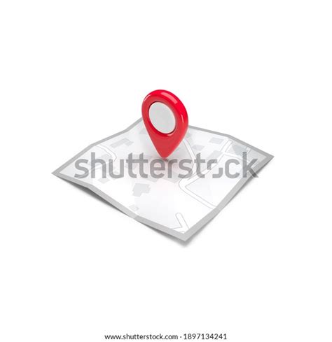 Thousand Map Location Rendering Design Isolated Royalty Free Images