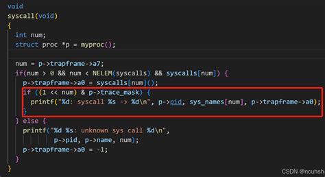 Mit6s081 Lab2 Syscall学习笔记 Csdn博客