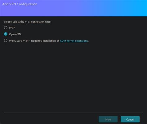 Cant Create An Openvpn Connection R Asustor