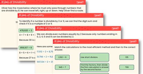 Rules Of Divisibility Teaching Powerpoint Classroom Secrets