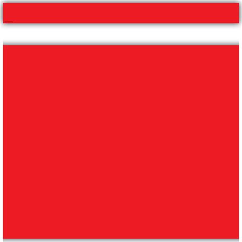 Red Straight Border Trim TCR5792 Teacher Created Resources