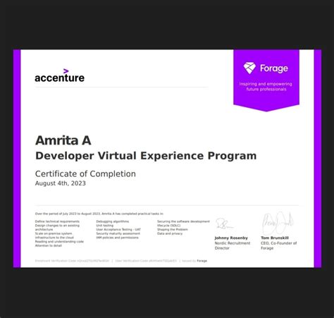 amrita a on linkedin accenture accenturenordics forage developer