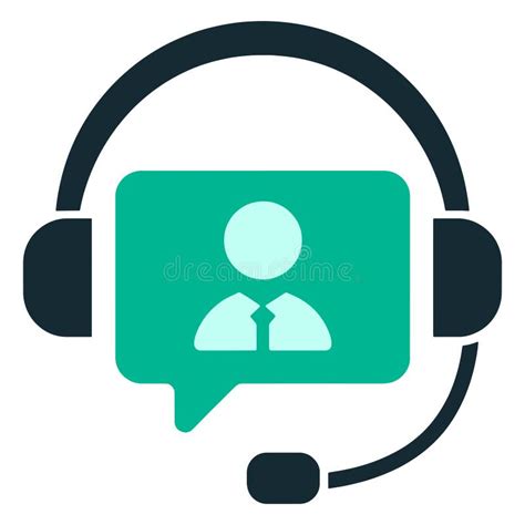 Helpdesk Icon With Headset And Speech Bubble Customer Support Symbol