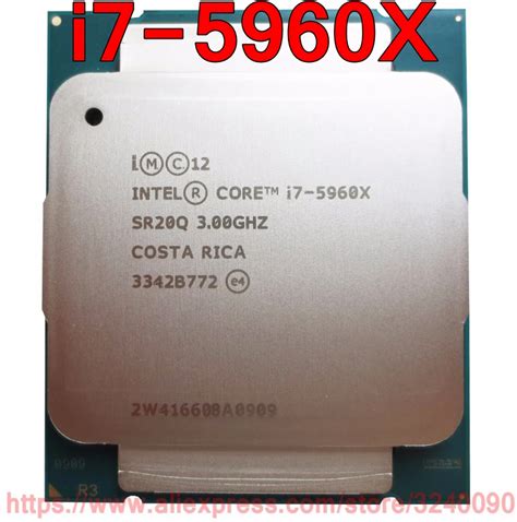 Original Intel Cpu Core I7 Extreme Edition Processor I7 5960x 300ghz