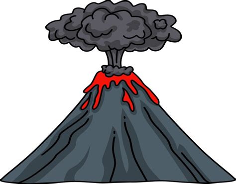Volcano Drawing Vector Images Over 2 500