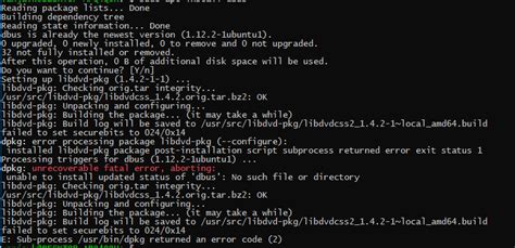 wsl apt get upgrade error fail to set securebits to 024 0x14 windows