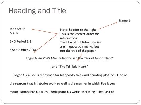 Mla Format Ppt Download