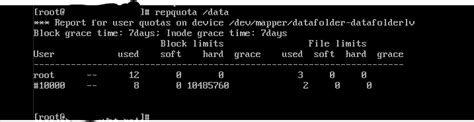 Linux Ad Samba File Server Pam Set Quota When User Connect For The