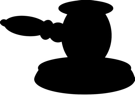 Svg 판사 목재 망치 사법의 무료 Svg 이미지 및 아이콘 Svg Silh