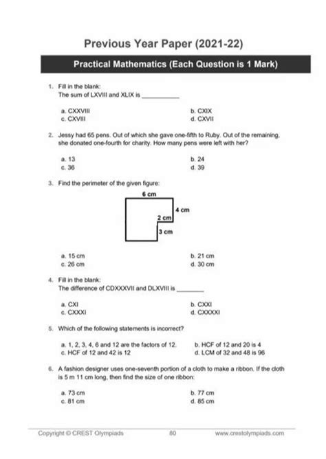 english mathematics olympiad workbook grade 4 by crest olympiads at rs