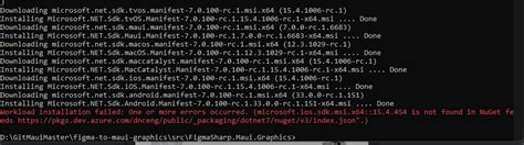 Unable To Build A Project With Net7 RC 1 Issue 10234 Dotnet Maui