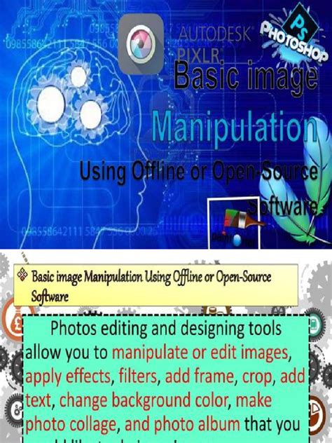 Lesson 9 Basic Image Manipulation Using Offline Or Open Source Software Pdf