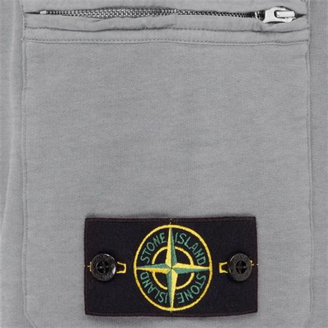 Stone Island Compass Patch Shorts Men Fleece Shorts Flannels