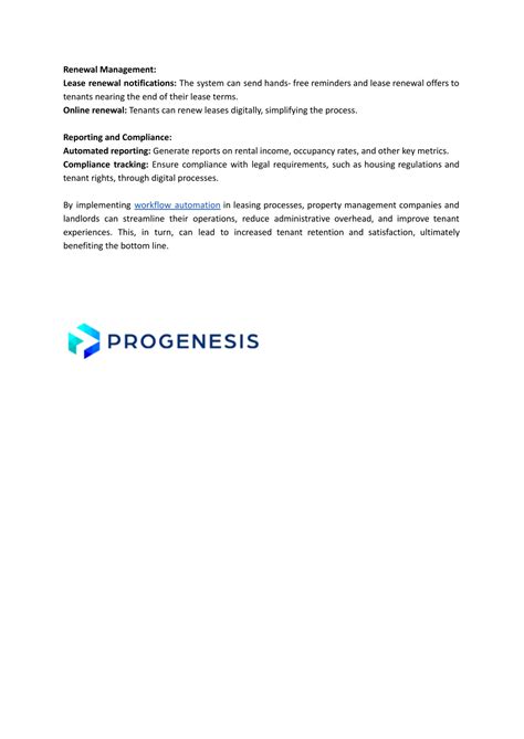 Ppt Workflow Automation For Leasing Processes Progenesis Powerpoint Presentation Id 12600030