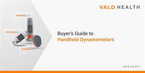 Buyers Guide To Handheld Dynamometers Vald Health