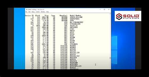 Chapter 5 Part 4 Teraterm Command Overview Solid State Disks Ltd Ssd