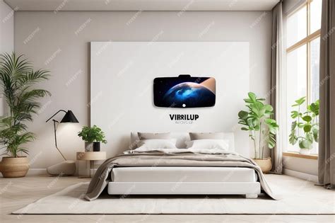 Premium Photo Virtual Reality Mockup Vr Mockup Interior Design Mockup Screen Mockup