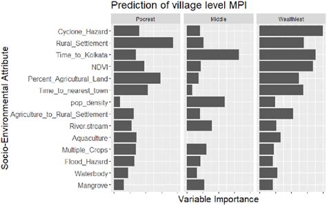 Variable Importance For The Prediction Of Each Poverty Group Ranked In Download Scientific